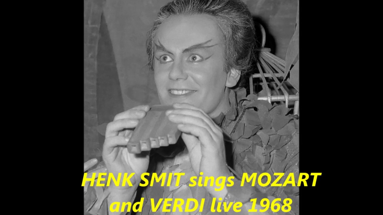 HENK SMITH sings MOZART and VERDI, live 1968 - YouTube