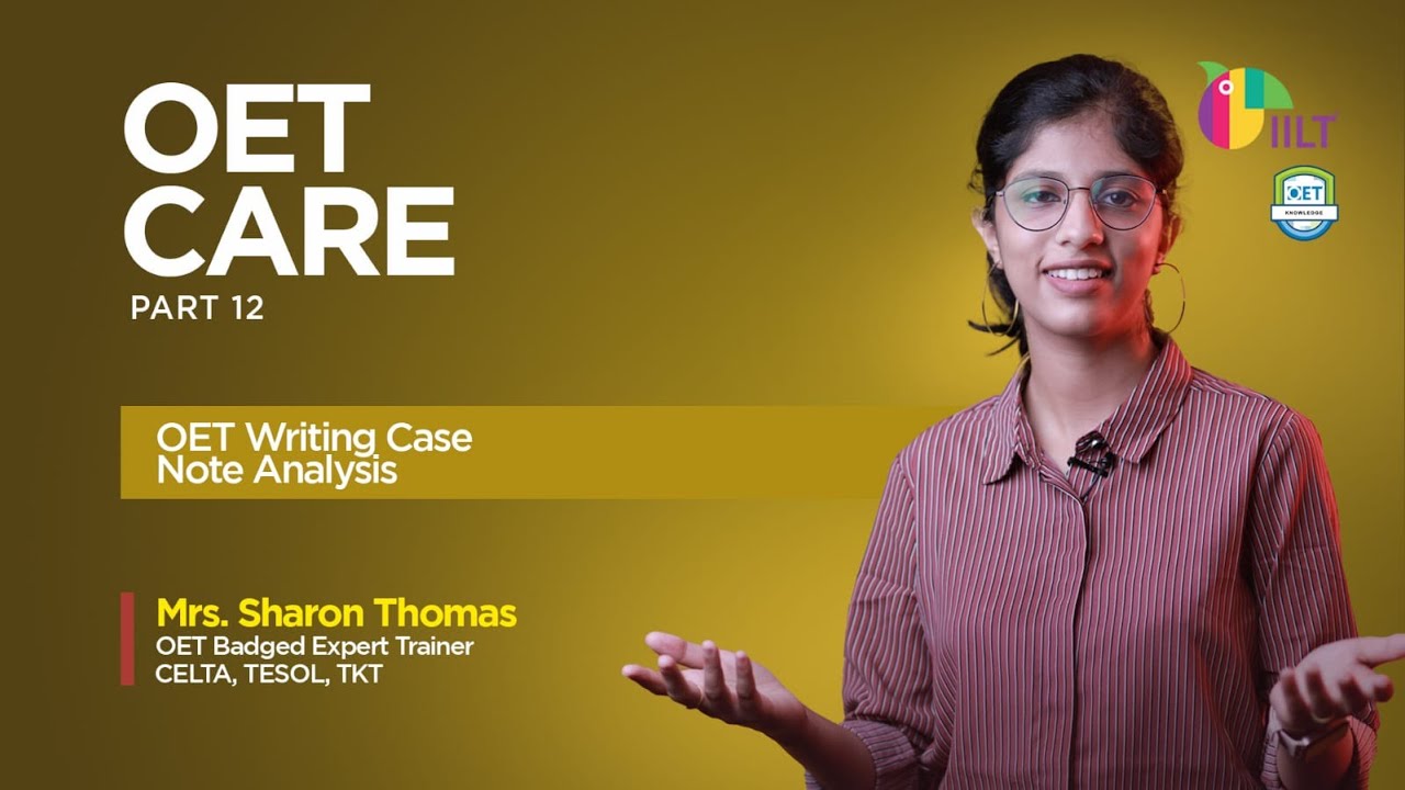 OET Writing Case note Analysis - Part 12 | Best Online OET Coaching ...