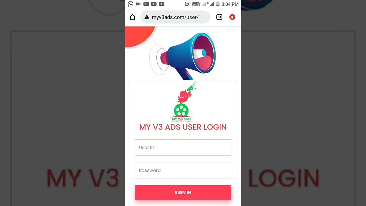 MYV3ADS பரிசு பட்டியலை எப்படி login செய்து நாம் பார்ப்பது - YouTube