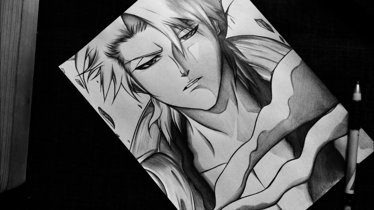 Drawing Toshiro Hitsugaya | BLEACH - YouTube