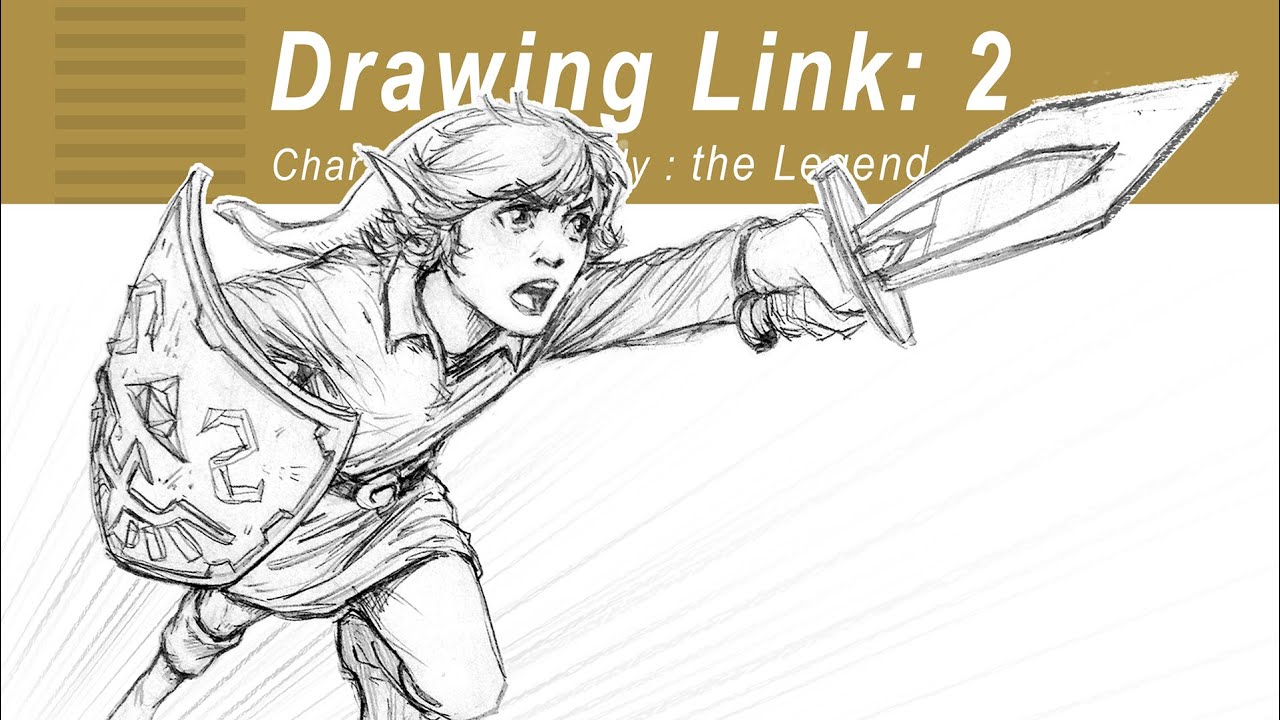 How to Draw Link : the Legend of Zelda : Nintendo Artwork - YouTube