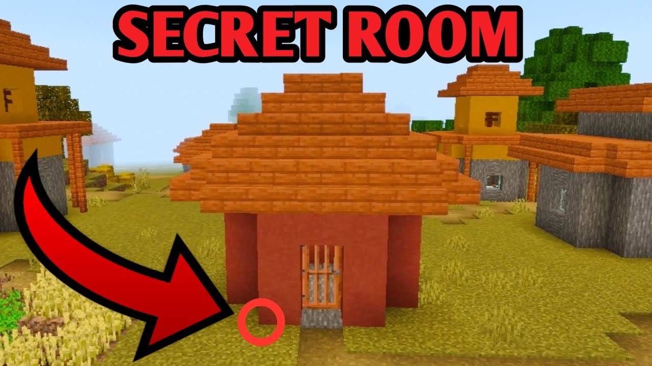 The Secret Room in Savanna Tiny House (Minecraft) - YouTube