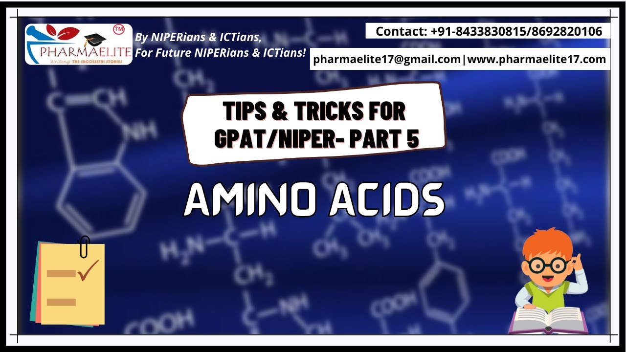 GPAT/ NIPER : TIPS & TRICKS-V for GPAT/NIPER Preparation || +91 ...