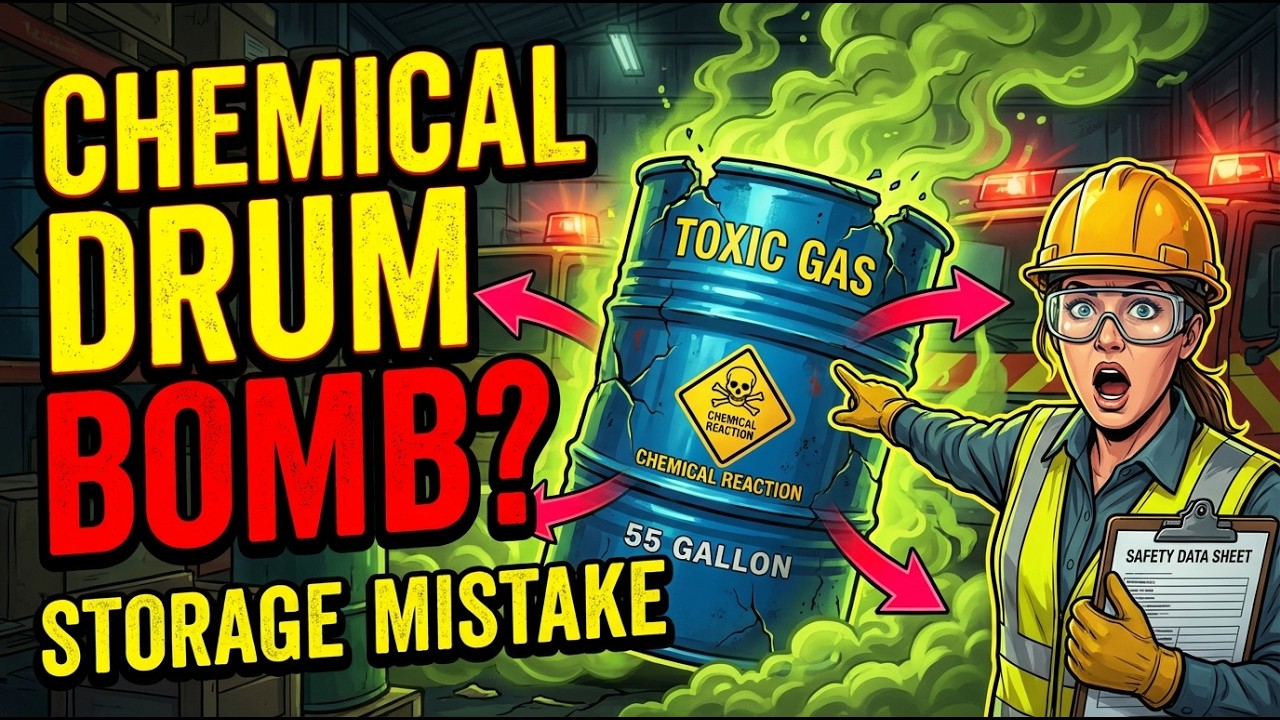 Chemical Storage Gone Wrong: How a 55-Gallon Drum Becomes a Bomb - YouTube