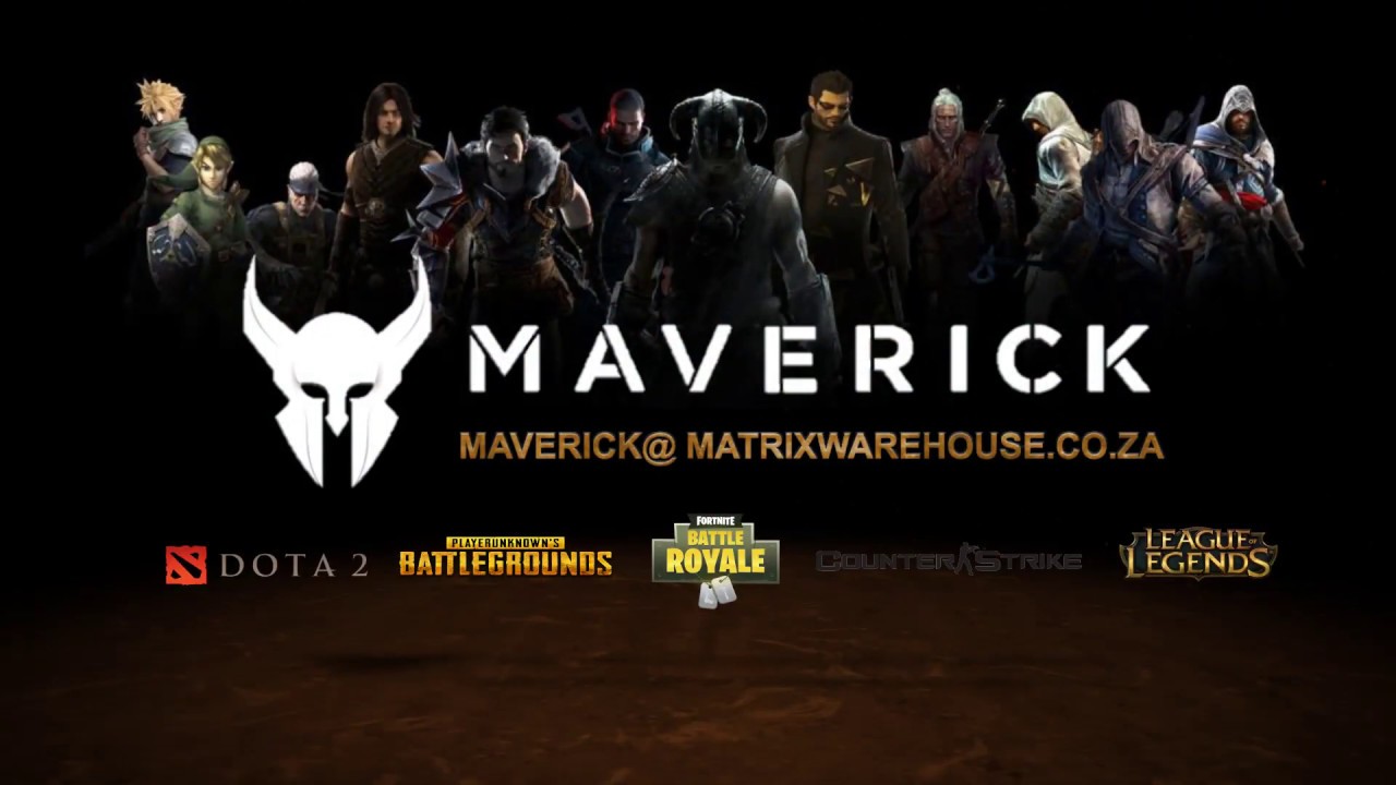 MAVERICK LAN Gaming Epic Logo Animation - MATRIX WAREHOUSE - YouTube