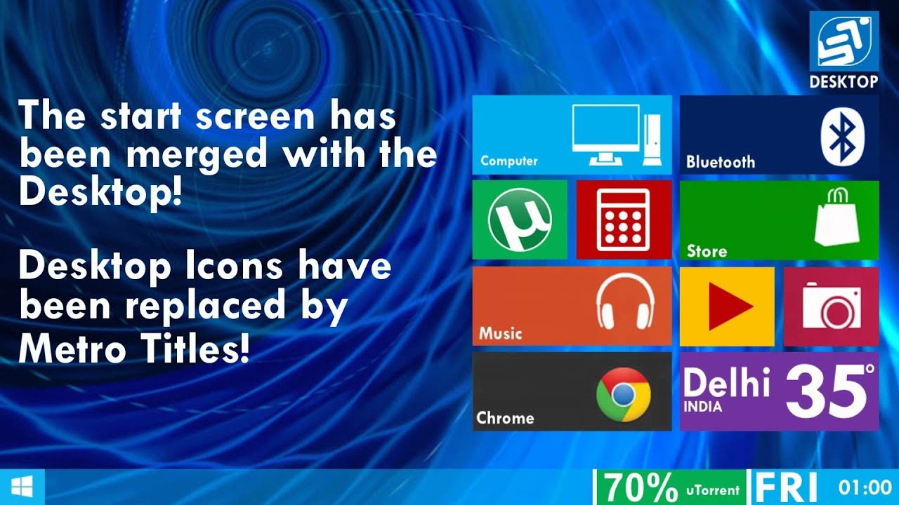 Windows 9 Concept (with Start Menu)( Modified Metro!) - YouTube