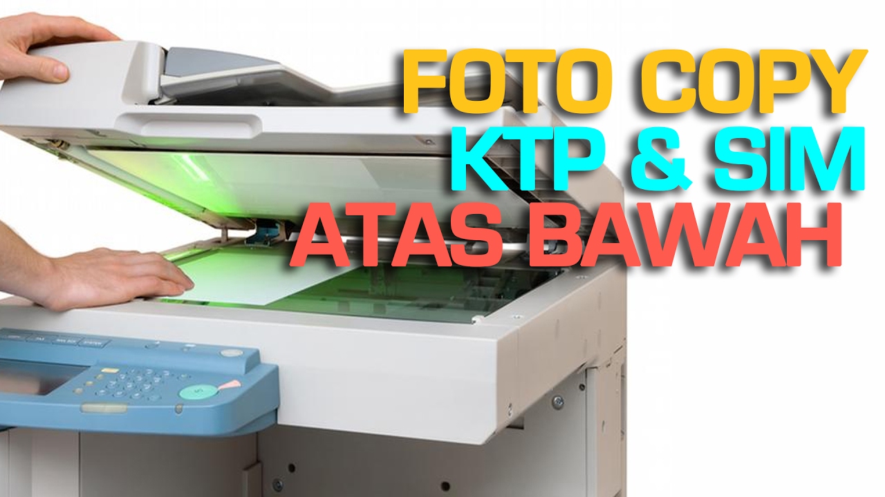 HOW.TO - Foto Copy KTP Atas Bawah - YouTube