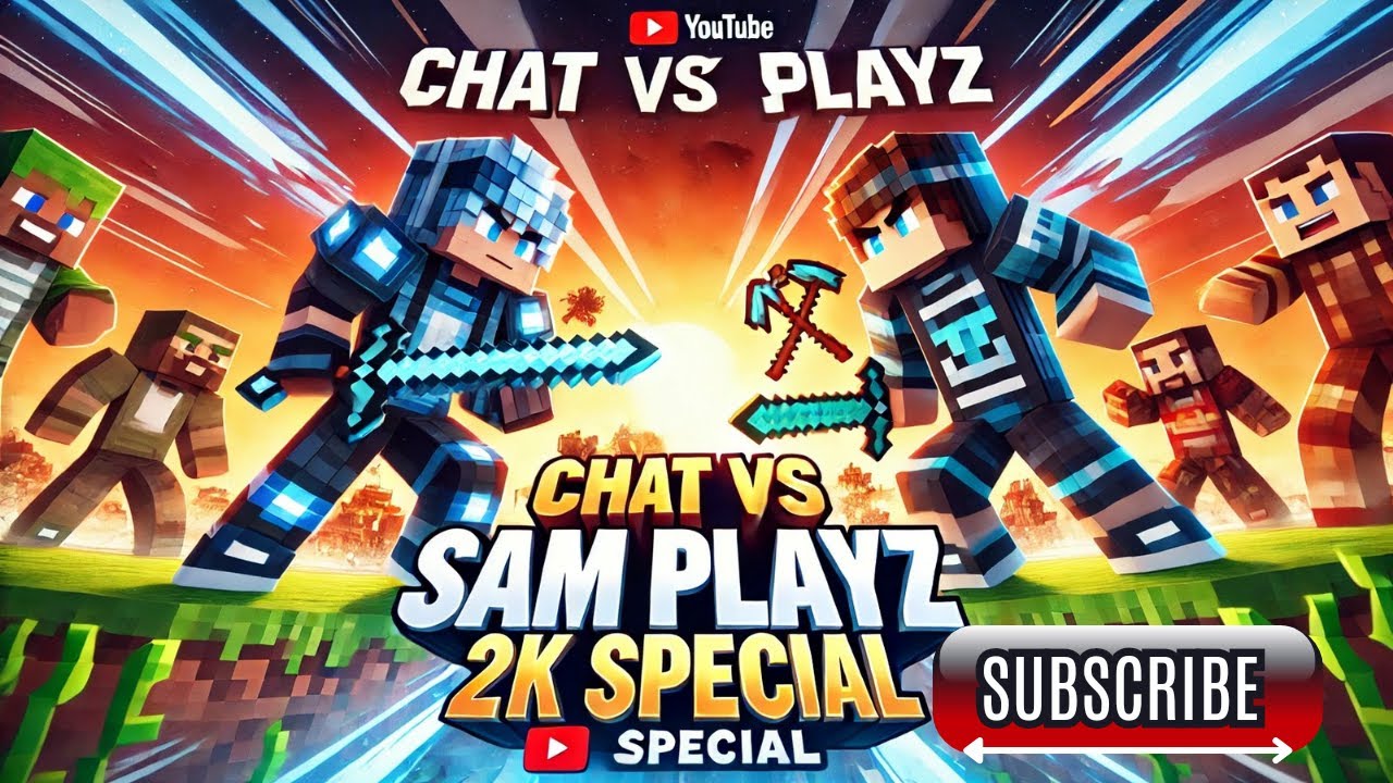 MINECRAFT Sam Playz VS Chat 2k Special #live #minecraft #shorts # ...