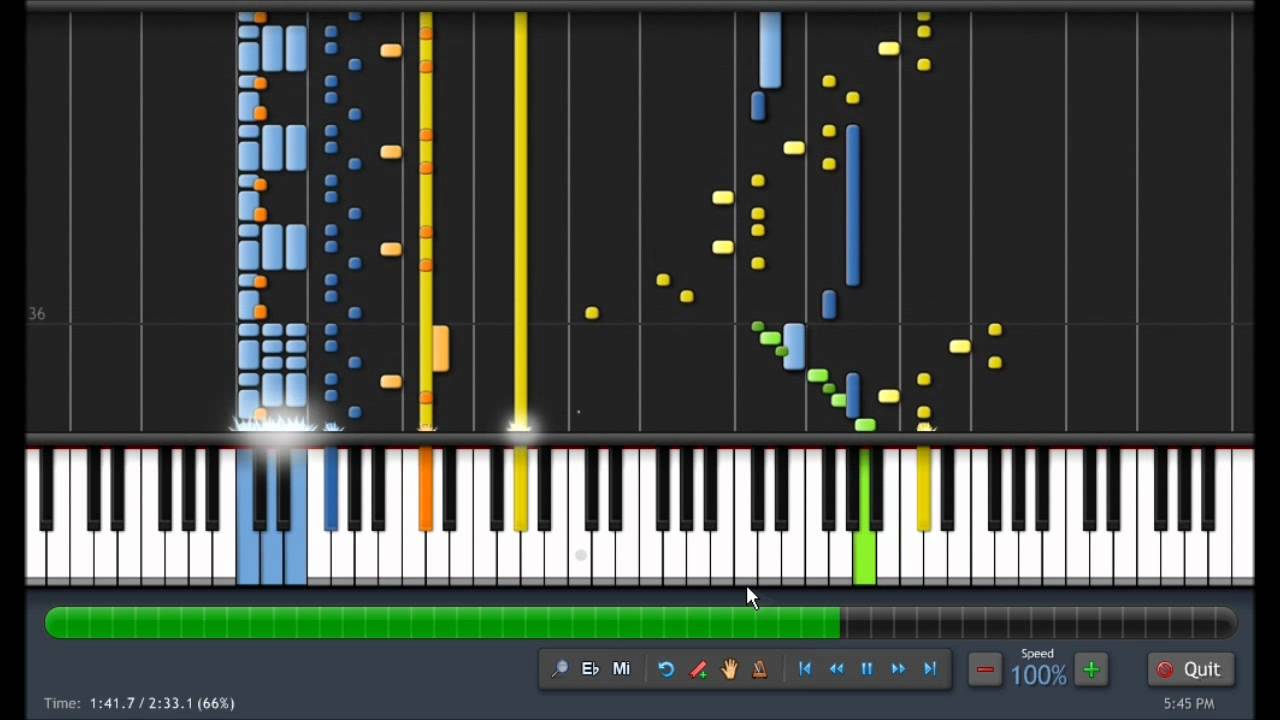 Synthesia: Pokemon - Deoxys theme - YouTube