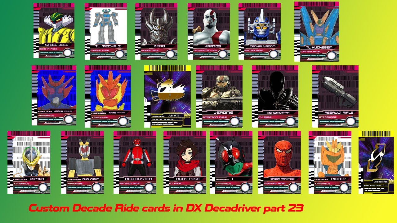 Custom Decade Cards in DX Decadriver part 23 - YouTube
