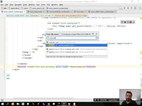 Codeigniter Eğitim Part 22 Otel Rezervasyon   Uygun Oda Arama Bölümü   Oda Seçimi Ekleme İşlemi JQue