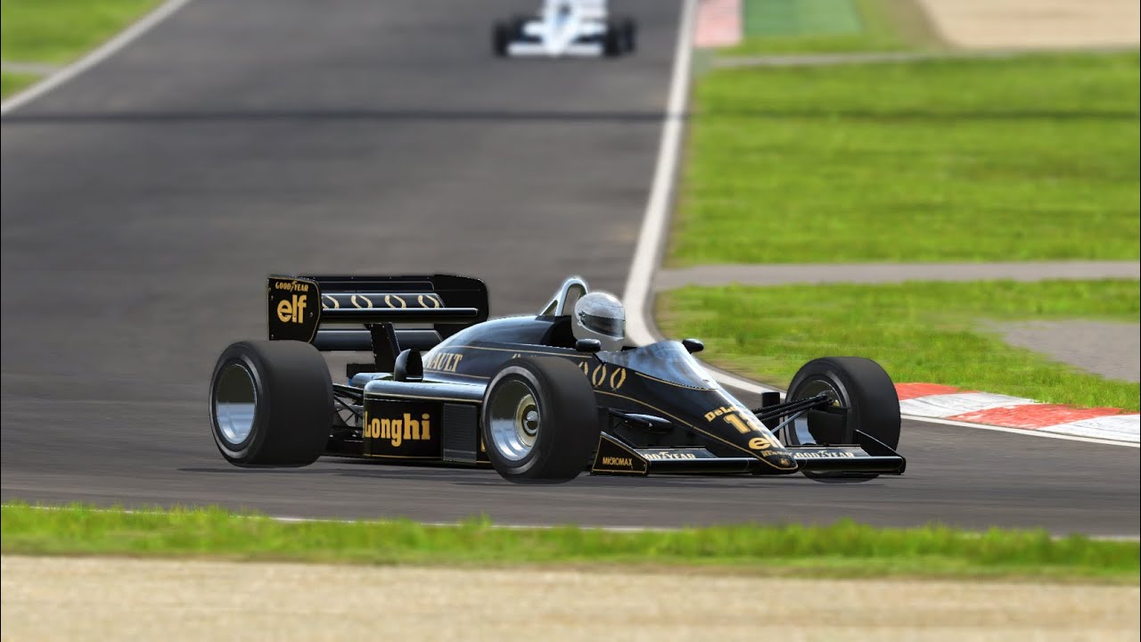 1986 Lotus 98T F1 at Imola - YouTube