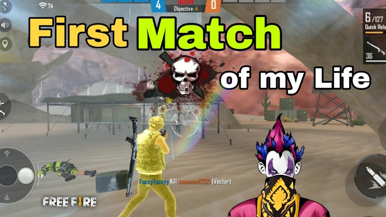 First Game of My Life Must Watch Gameplay - Garena Free Fire - YouTube