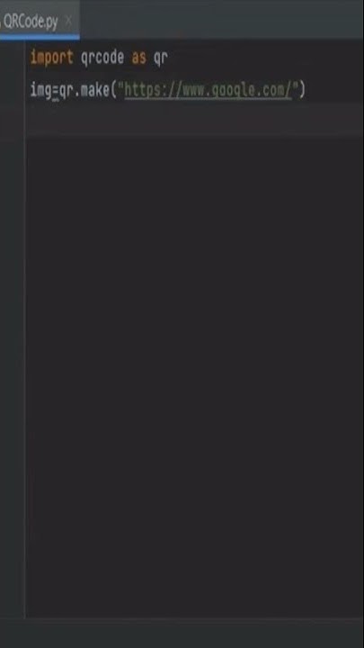 Generate QR Code using Python - YouTube
