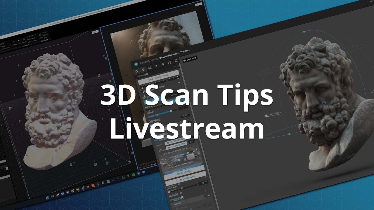 3D Scanning Tips Livestream - YouTube