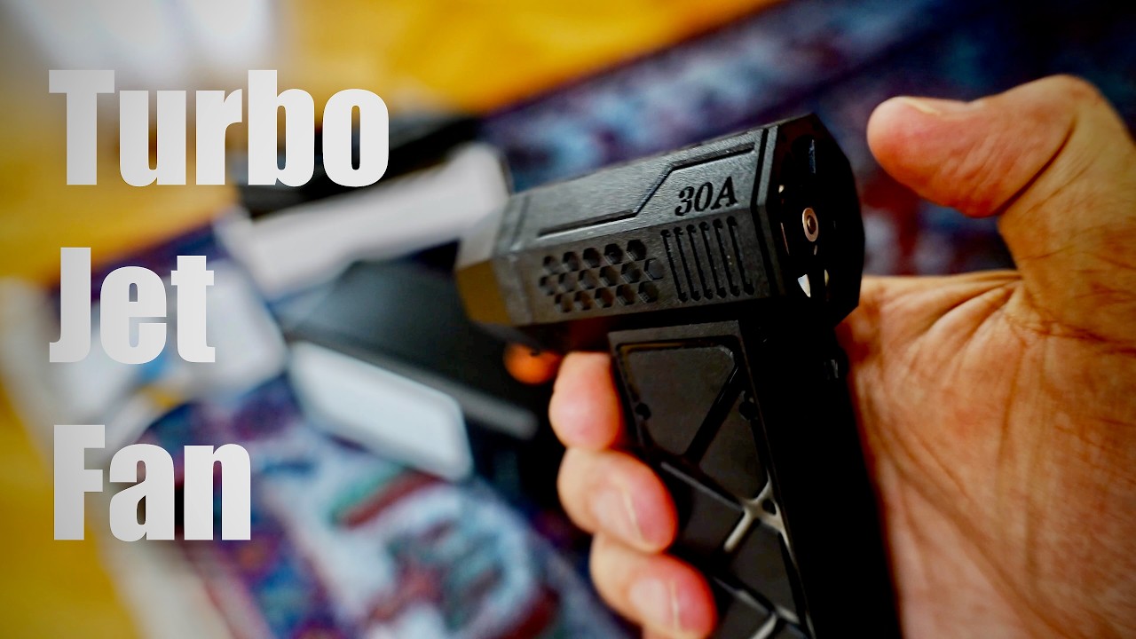 Mini jet fan - YouTube