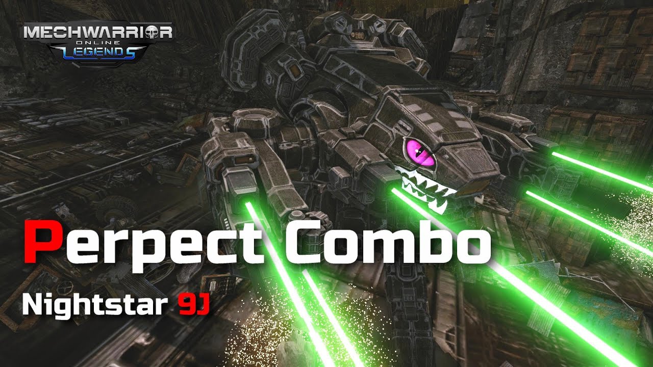 Nightstar 9J - Perpect Combo | Mechwarrior Online - YouTube
