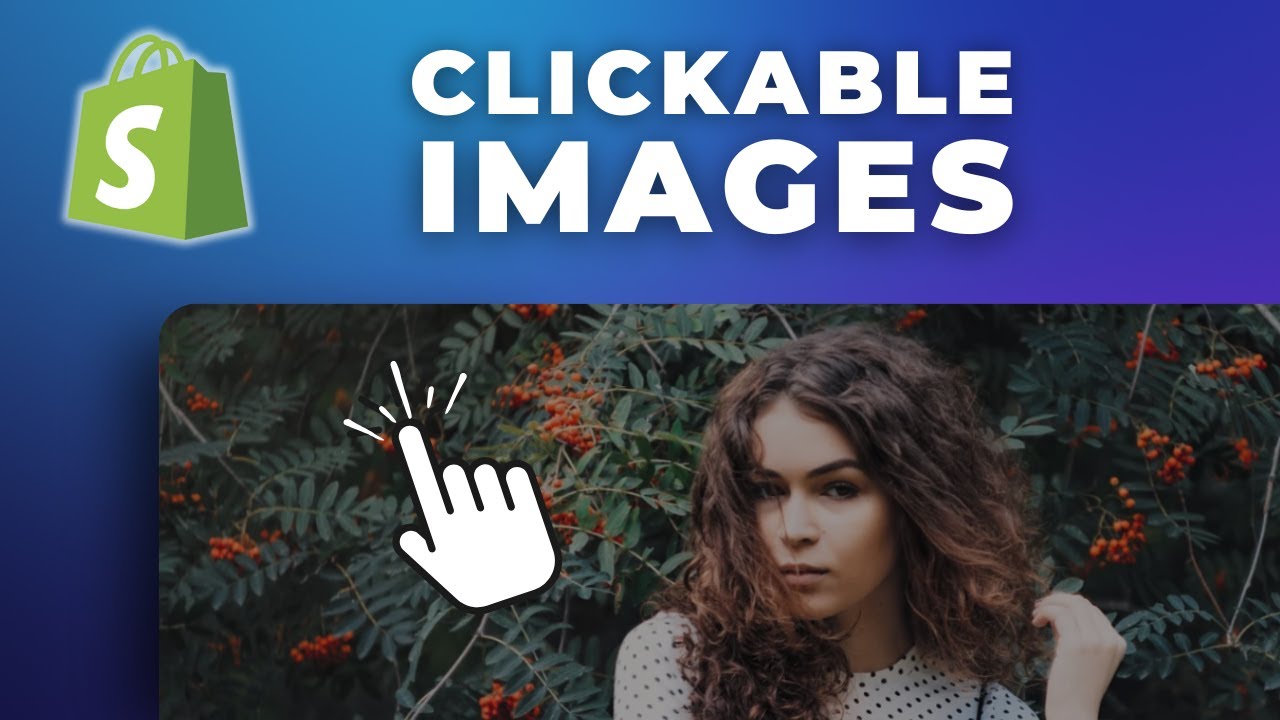 How To Make Your Images Clickable On Free Themes - Shopify - YouTube