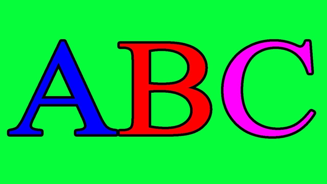 Green Screen (ABCD Song) ABC Songs for Children || Alphabet Songs - YouTube