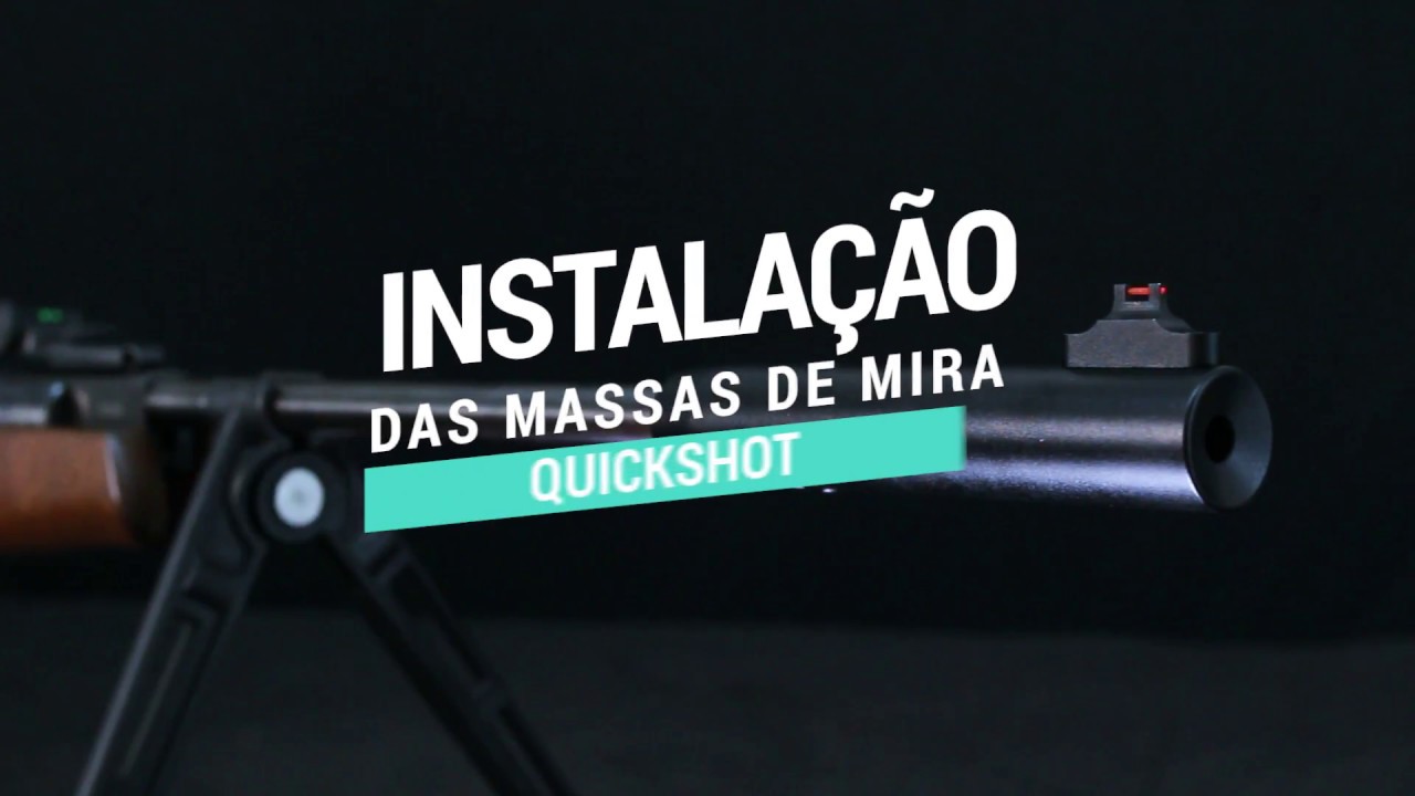 Como Instalar Massa de Mira no Muzzle Break - Quick Shot - YouTube