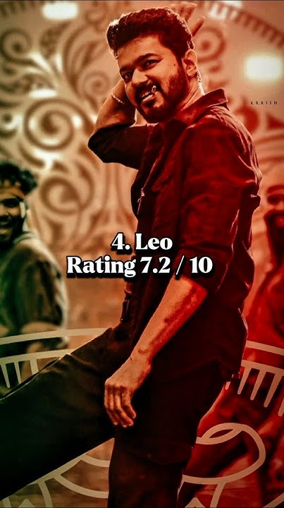 Top 10 Highest Rated Movies Of Thalapathy Vijay #shorts #short #devara #pushpa2#vijaythalapathy# ...