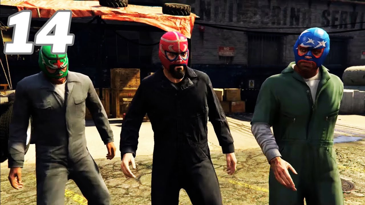 The Heist Gets Messy - Grand Theft Auto 5 - Part 14 - YouTube
