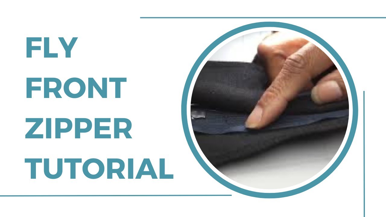 Mastering Sewing Techniques - Installing a Fly Front Zipper - YouTube