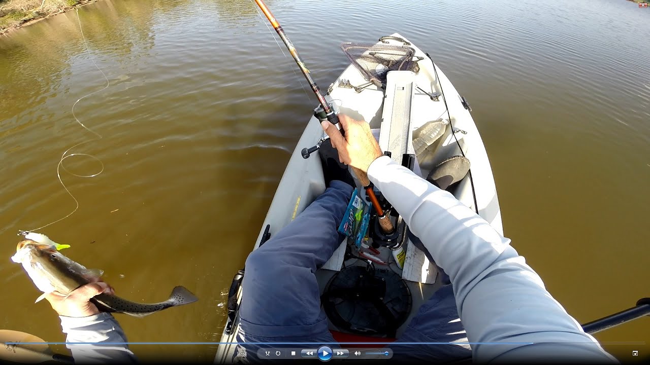 Canoe Man Knot Catching Speckled Trout - YouTube