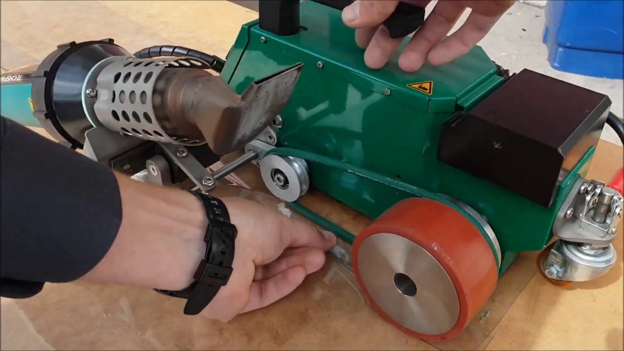 Overlap Welding Roll up PVC Cafe Blinds AUS NZL - YouTube