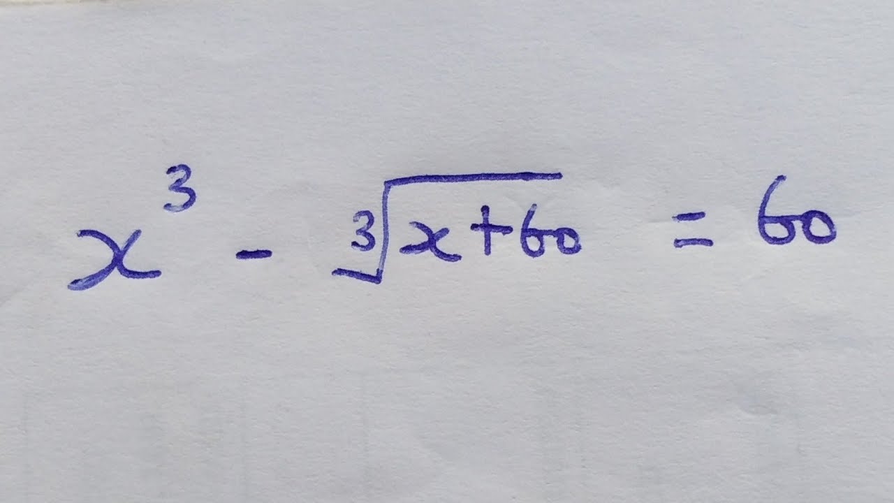 Interesting Olympiad Math | Solving a nice looking equation involving ...