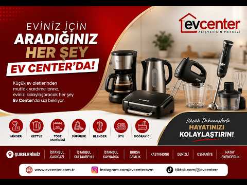 Ev Center'da Küçük Ev Aletleri | Mutfak & Ev Gereçleri Tanıtımı