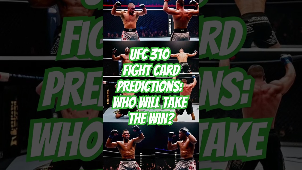 UFC 310 Fight Card Predictions: Who Will Take the Win? #ufc310 #ufc # ...