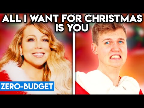 MARIAH CAREY WITH ZERO BUDGET! (All I Want For Christmas Is You PARODY)