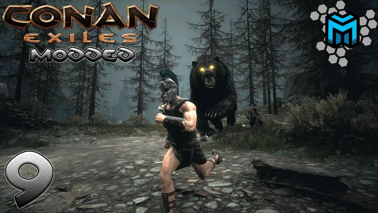 MONSTER BEARS AND WOLVES EP09 | MODDED Conan Exiles - YouTube