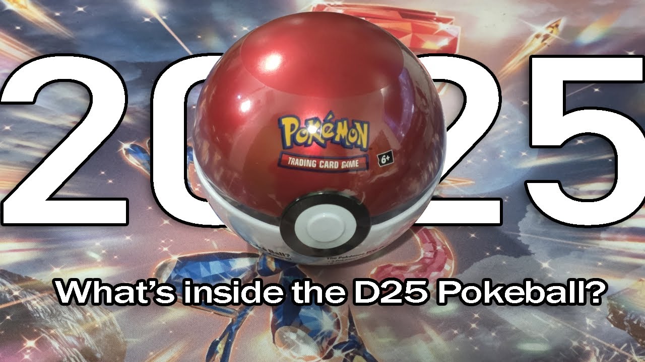 Whats inside the D25 POKEBALL? - YouTube