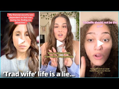 The 'Trad Wife' Life is a Dangerous Lie | TikTok Compilation
