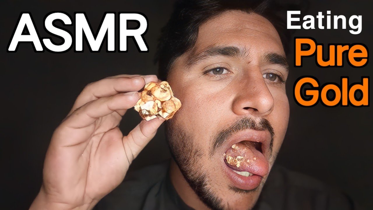 ASMR | Eating Pure Gold 🪙 Asmr - YouTube