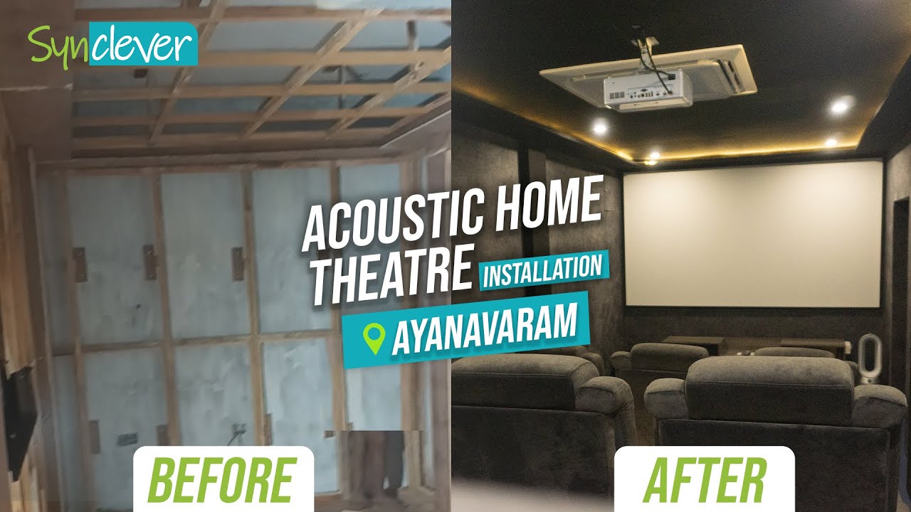 Acoustic Home Theatre Setup | Our Recent Project at Ayanavaram # ...