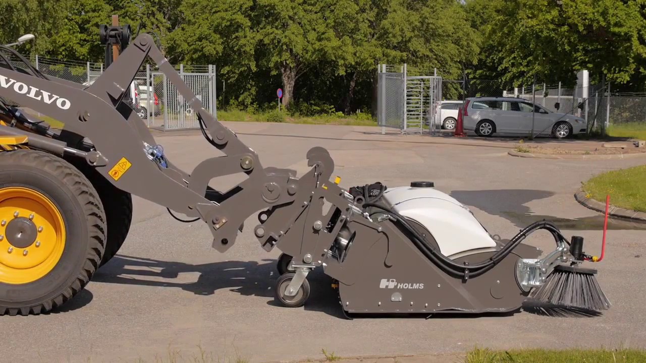 Holms SU, a pickup sweeper from Holms - YouTube