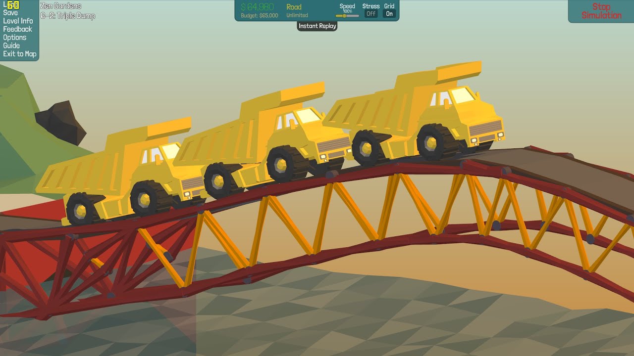 3 Poly Bridge Solutions [Triple Dump 6-2] - YouTube