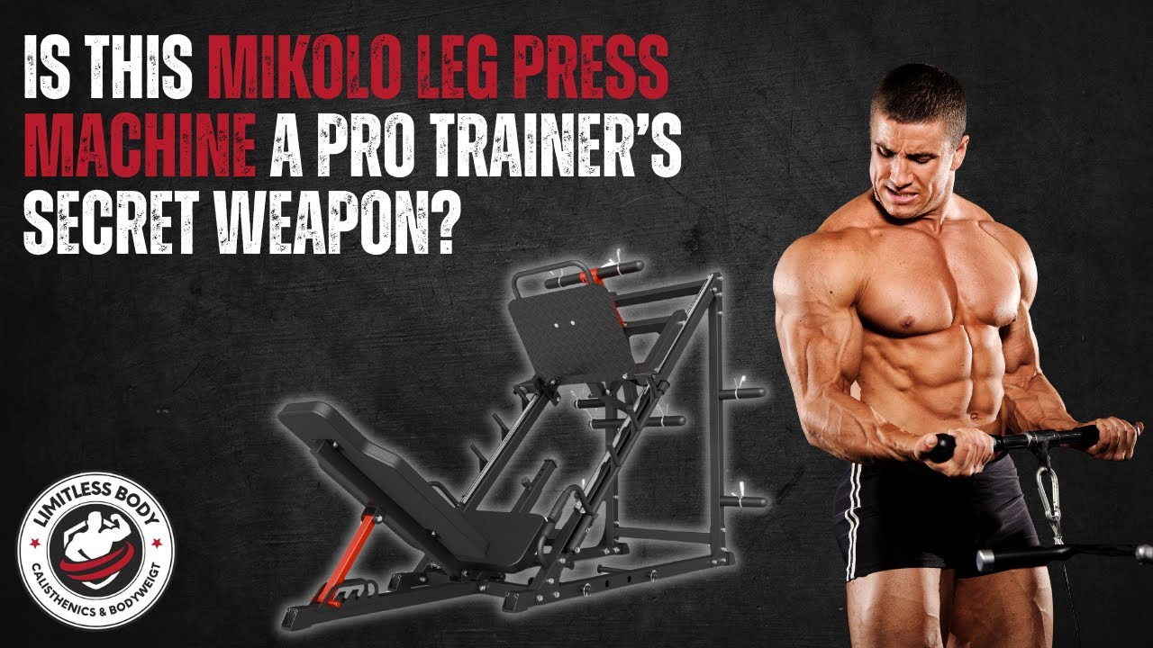 Why Do Pro Trainers Swear By This Mikolo Leg Press Machine for ...