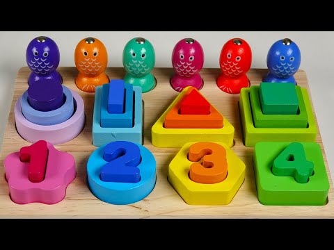 Learn Shapes, Numbers & Colors | Preschool Toddler Toy Learning Video ...