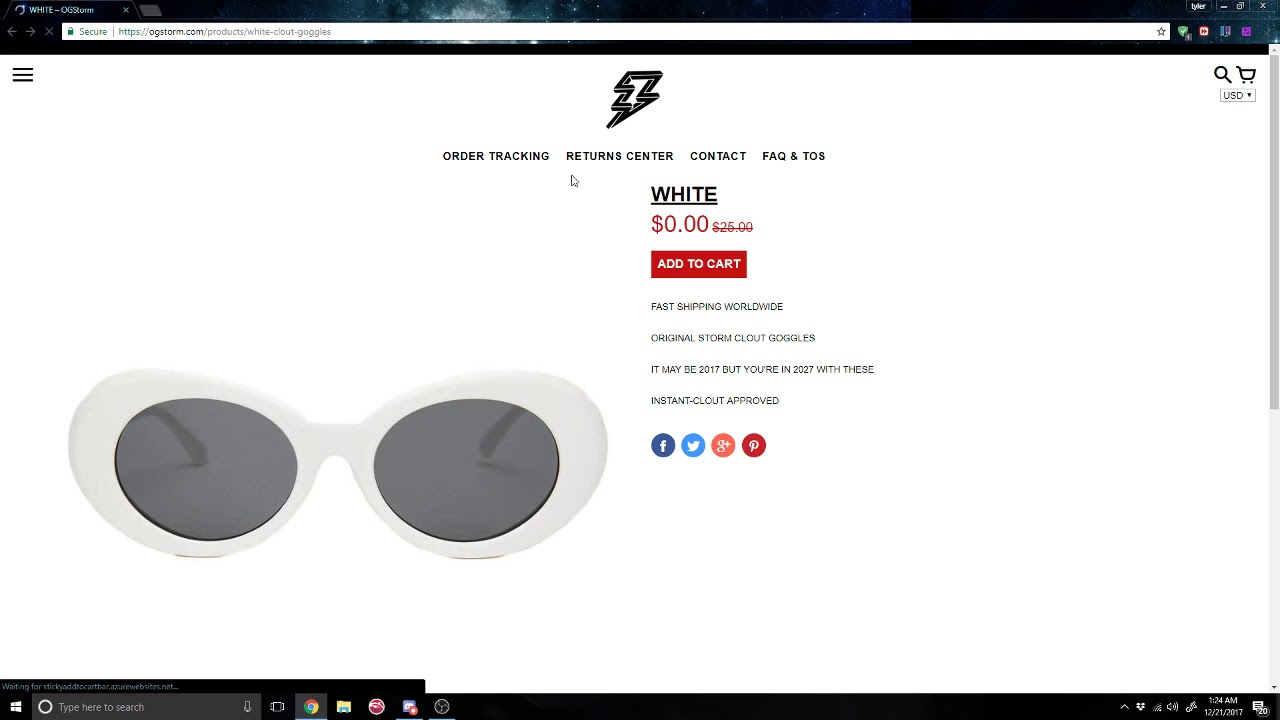 OGStorm clout goggles scam - YouTube