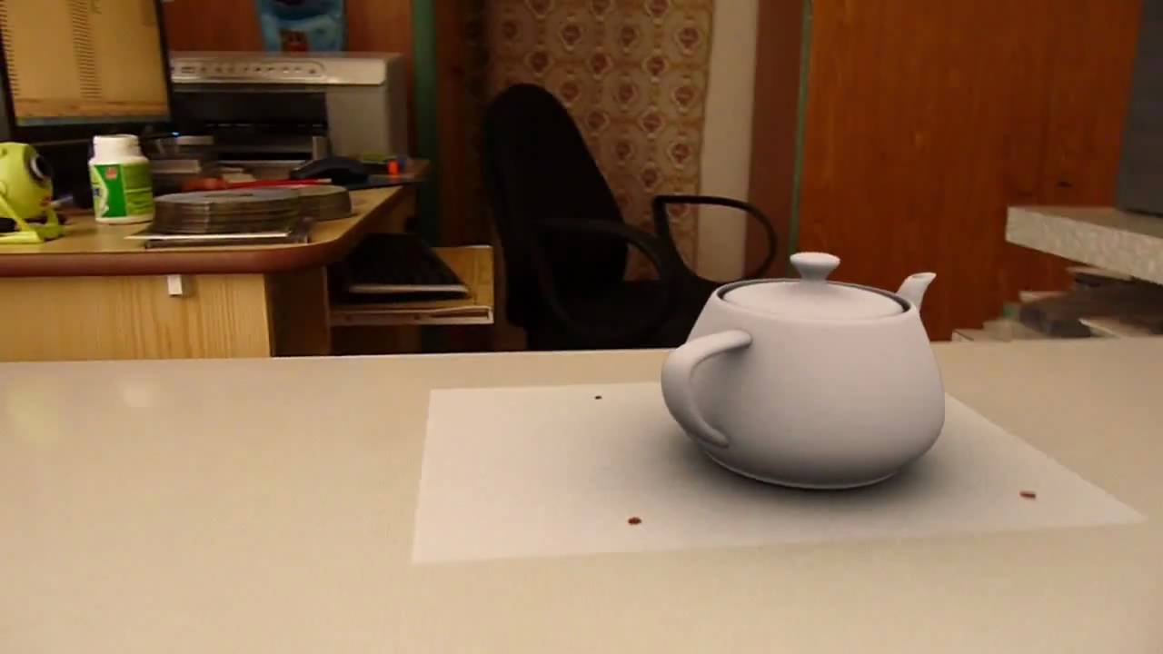 Camera motion tracking test - YouTube