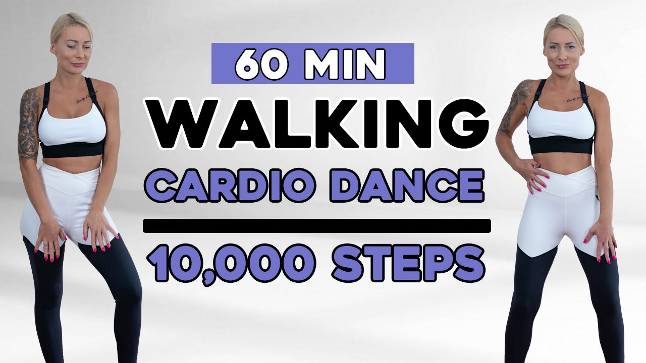 🔥10000 STEPS IN 60 MIN - Walking Cardio Dance Workout🔥 to Burn Fat ...