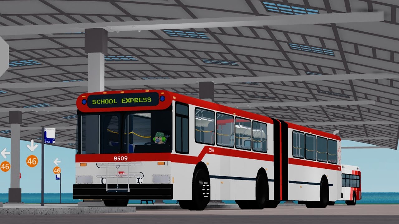 Royal Transit Authority (ROBLOX) | New Flyer D60HF 9509 | 91 School ...