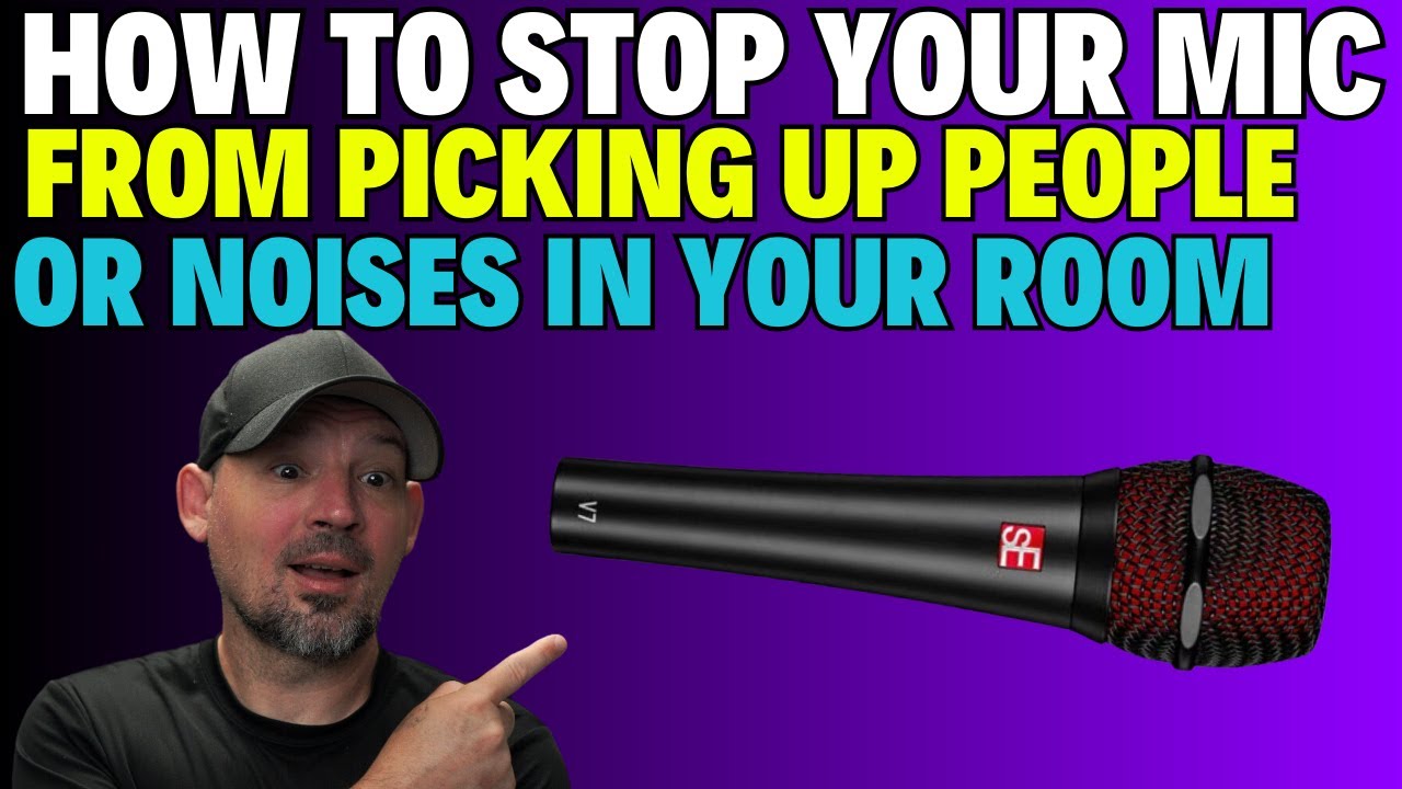 How To Stop Your Mic From Picking up other people talking - YouTube