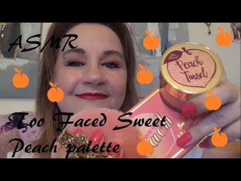 🍑🍑 ASMR Too Faced Sweet Peach Palette 🍑🍑