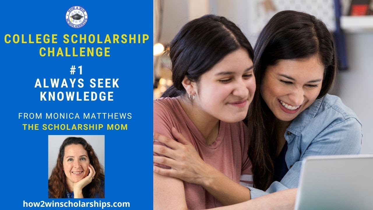 Collegel Scholarship Challenge 1 ~ Always Seek Knowledge! - YouTube