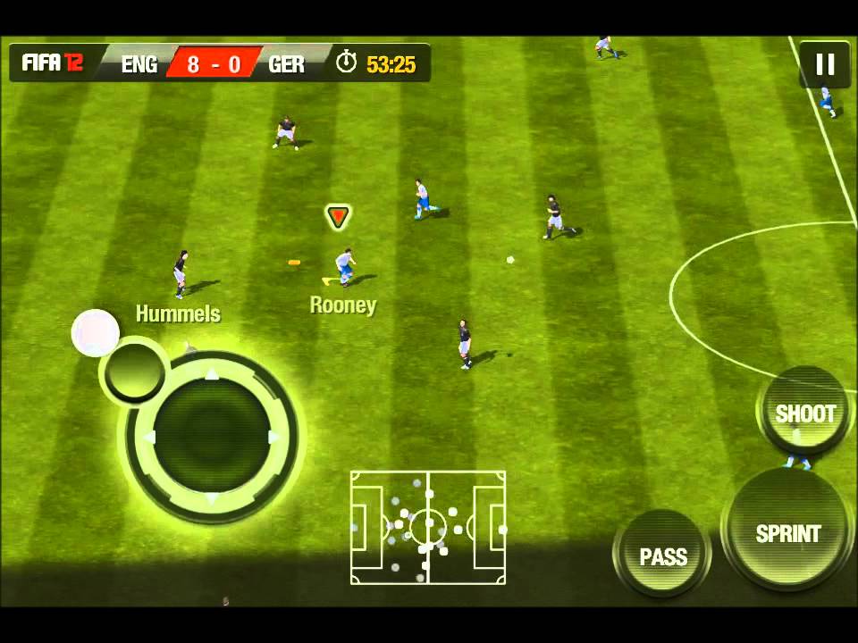 How to perform a High and Low Through-Balls in FIFA 12 for iPhone, iPod ...